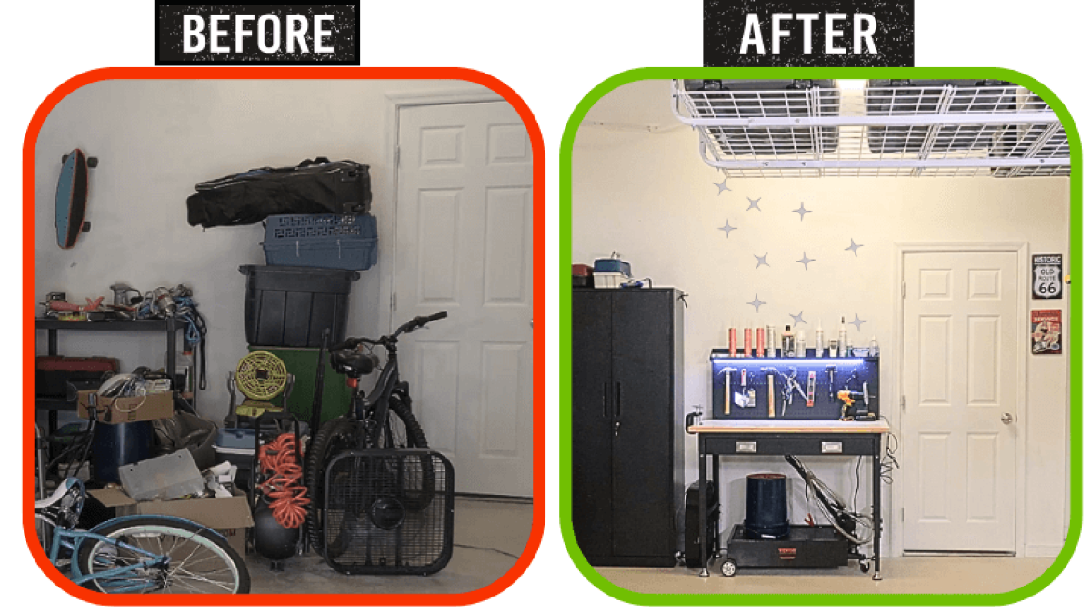 How to Organize a Messy Garage: A Simple Guide to Clear Clutter - VEVOR ...