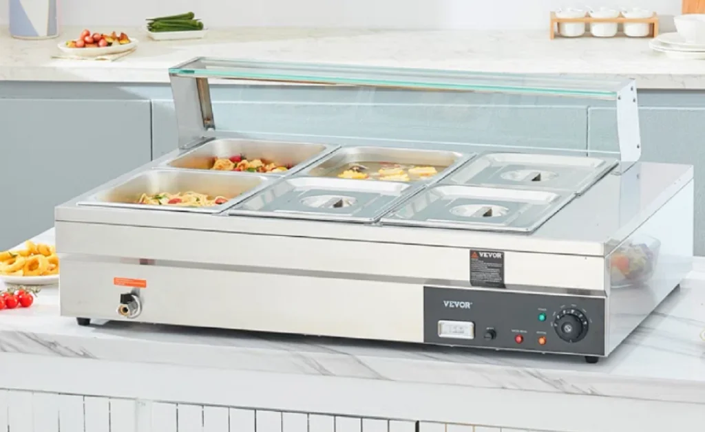 VEVOR Electric Bain Marie Countertop Food Warmer Instruction with PDF ...