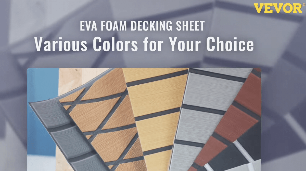 Transform Your Boat with the VEVOR Deluxe EVA Foam Decking Sheet ...