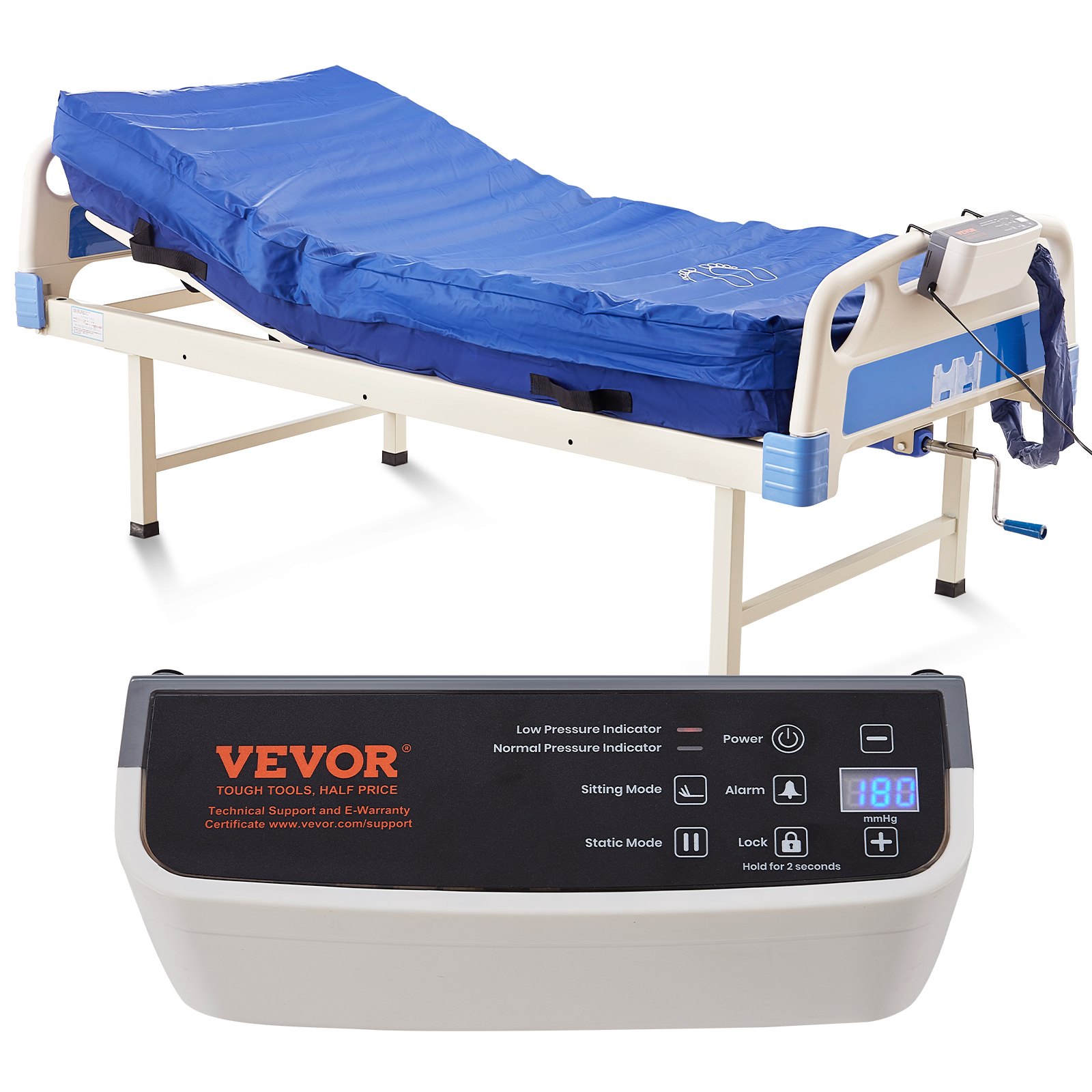 VEVOR Alternating Air Pressure Mattress Manual, Dual-Layer