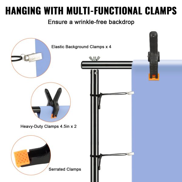 VEVOR 12 x 10 ft Heavy Duty Backdrop Stand Manual