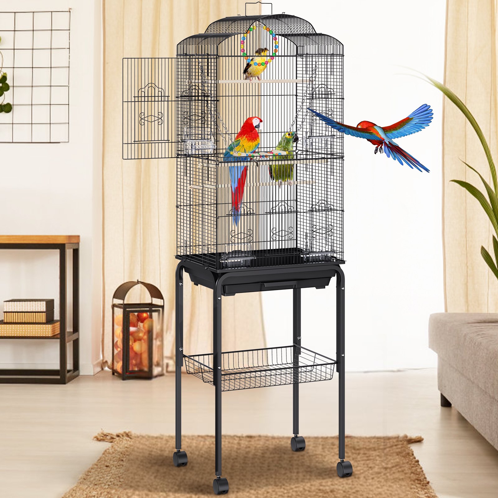 VEVOR 60 inch Flight Bird Cage Manual, Large Parakeet Cages