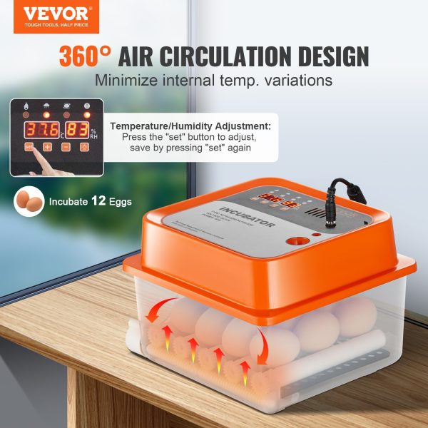 VEVOR Egg Incubator Automatic Egg Turner Manual