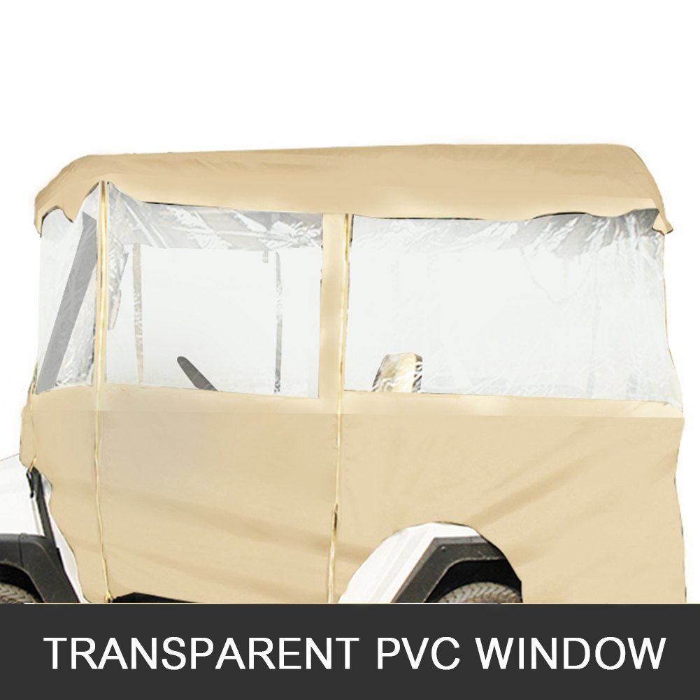 VEVOR Golf Cart Enclosure, 4-Person Golf Cart Cover Manual - VEVOR Blog