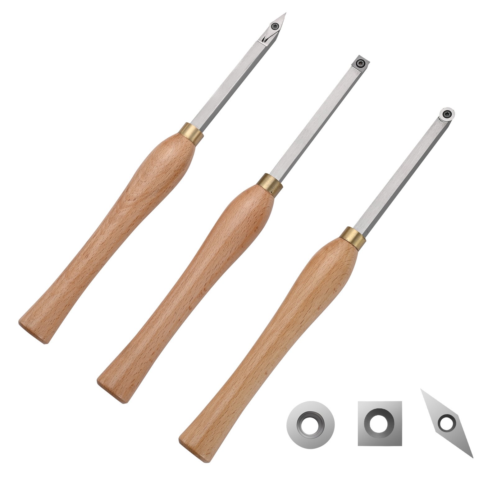 VEVOR Wood Lathe Chisel Set Manual, 3 PCS