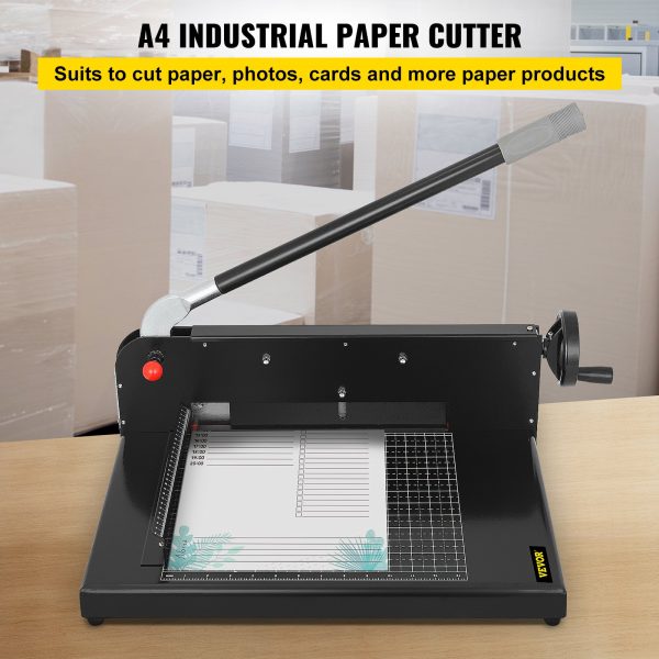 VEVOR Paper Cutter User Manual 12 Inch A4 Heavy Duty