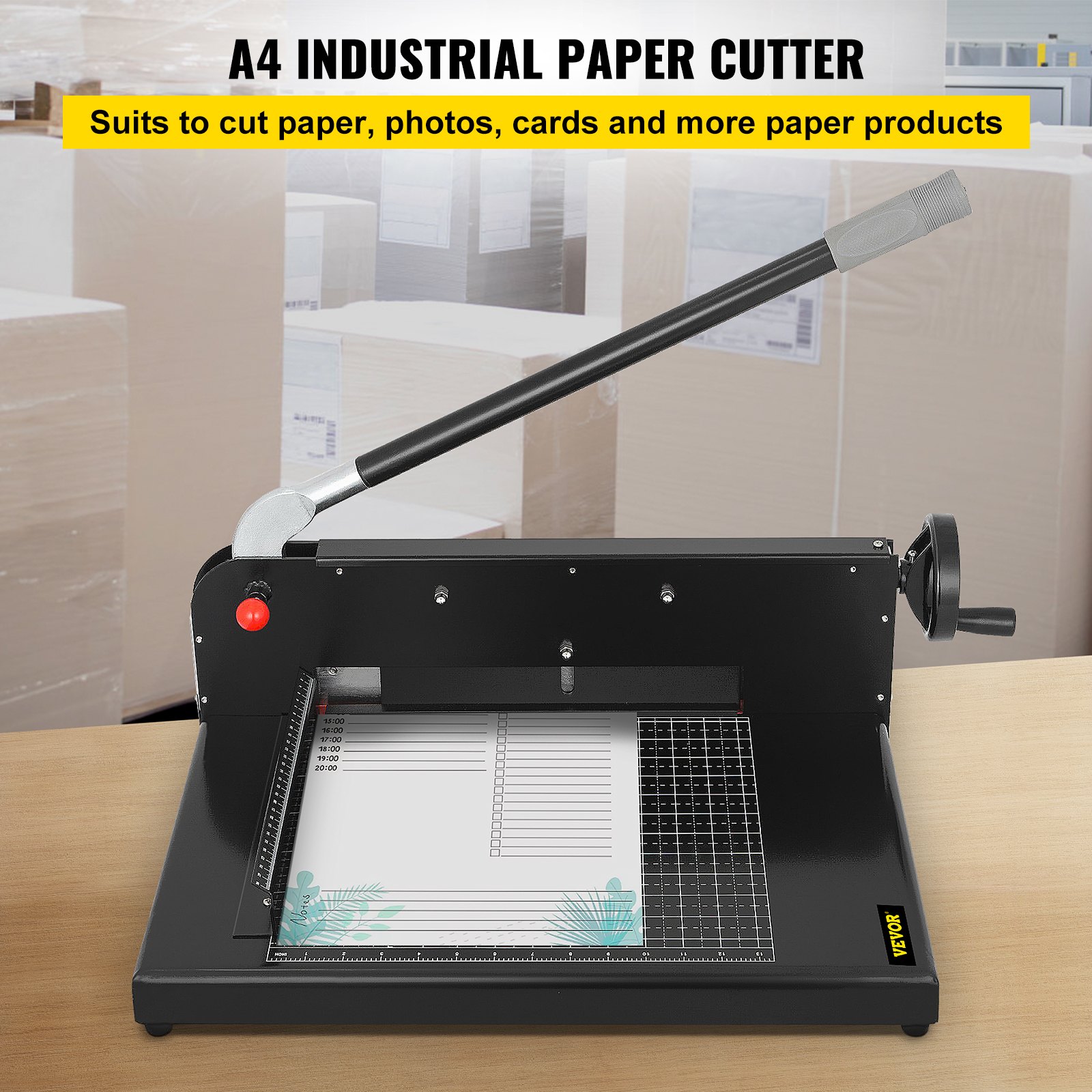 VEVOR Paper Cutter User Manual 12 Inch A4 Heavy Duty