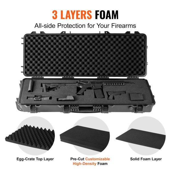 VEVOR Tactical Range Case Manual, with 3 Layers 42 inch