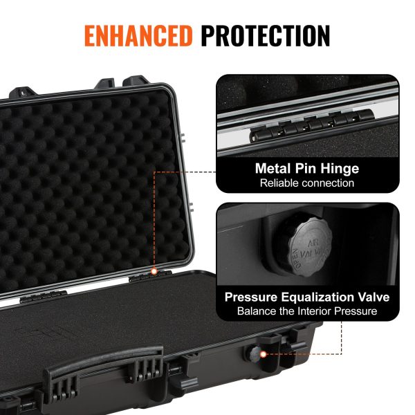 VEVOR Tactical Range Case Manual, with 3 Layers 42 inch