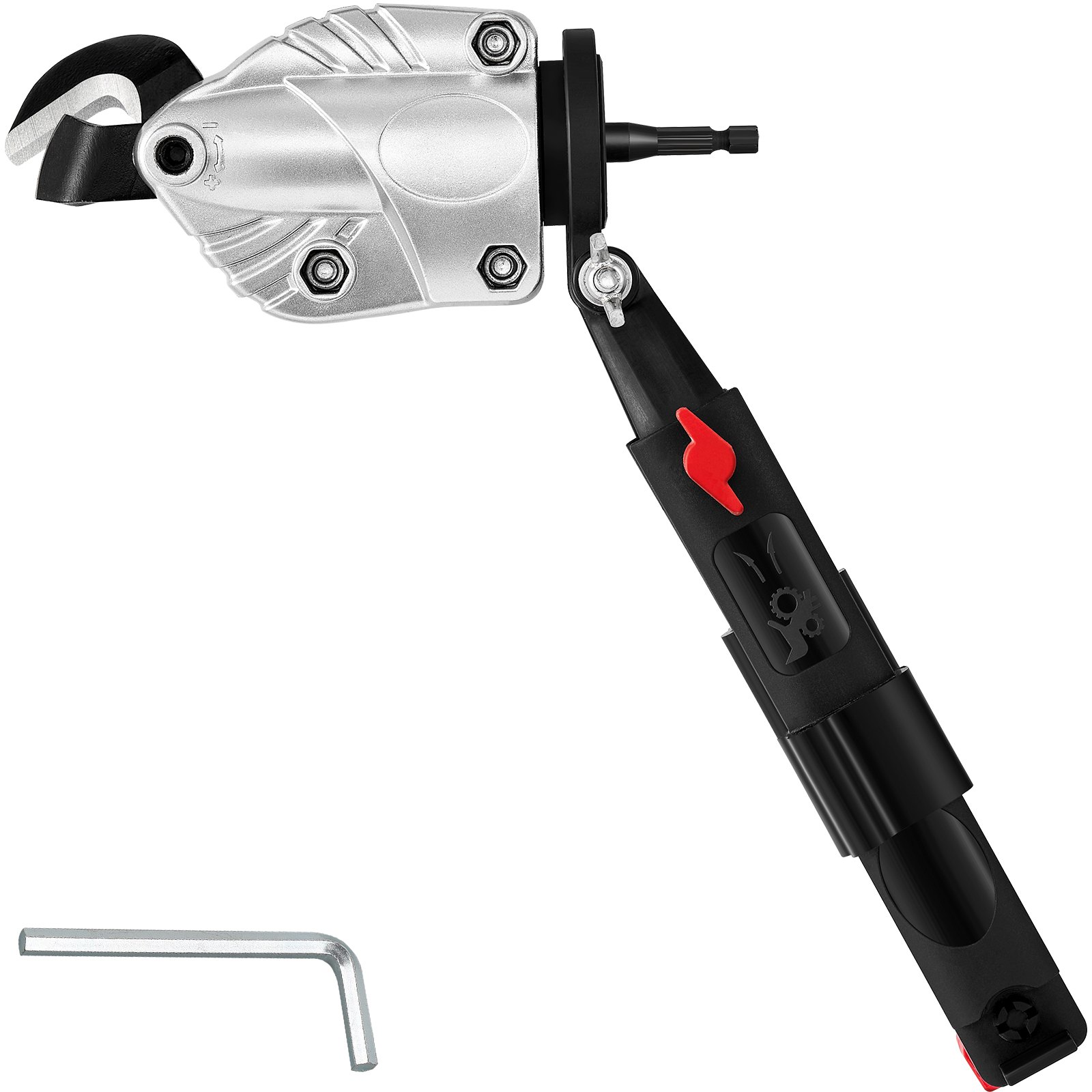 VEVOR Metal Cutter Drill Attachment Manual, with Metal Shears