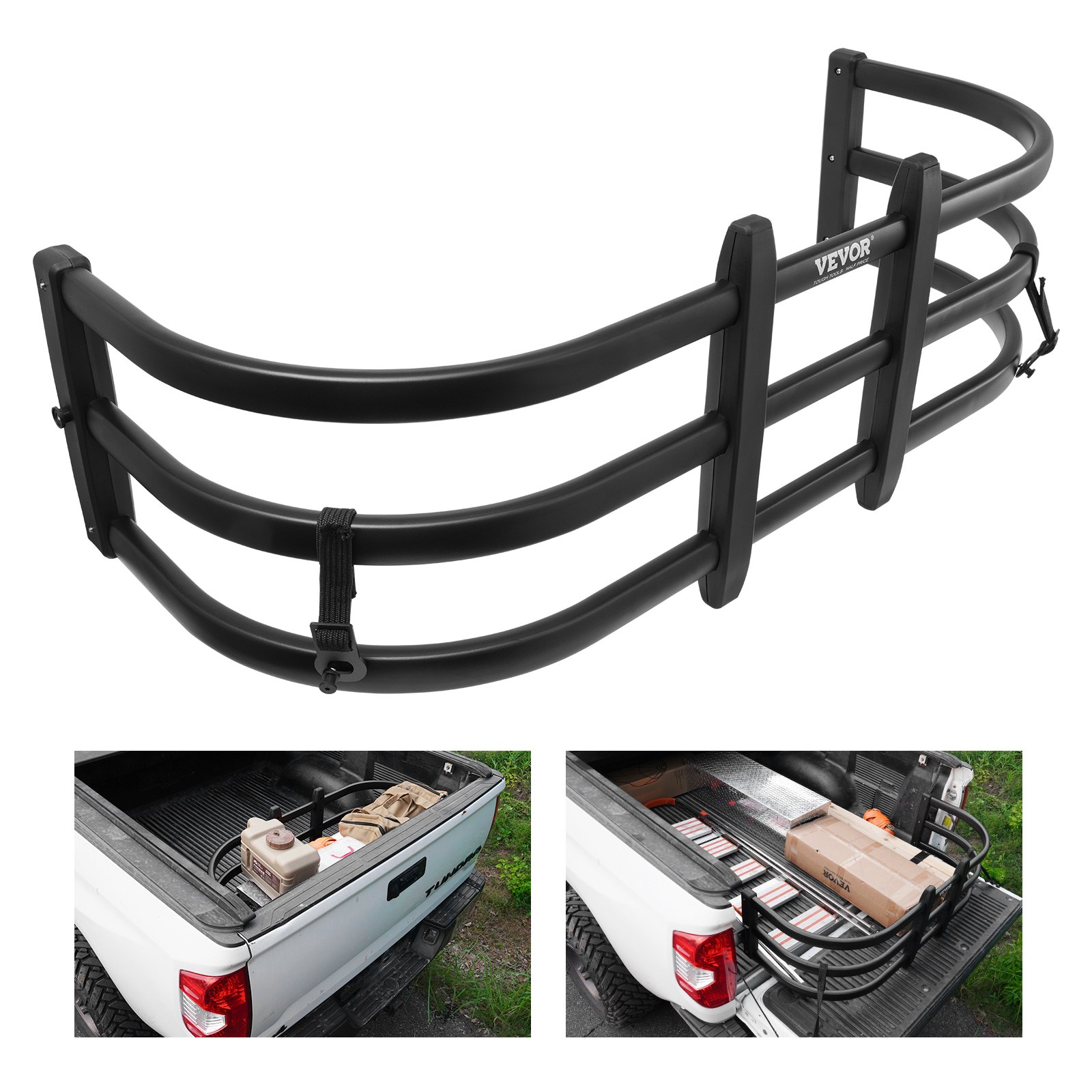 VEVOR Truck Bed Extender Manual, 51.6"-64" Tailgate Extender