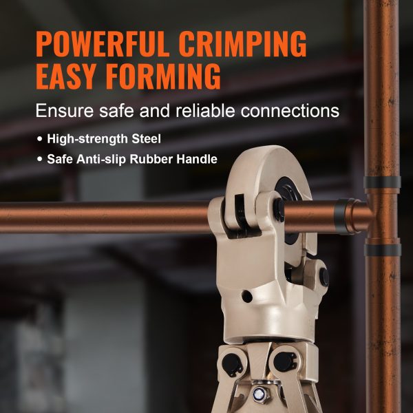 VEVOR Copper Press Tool Tube Fittings Crimping Kit Manual