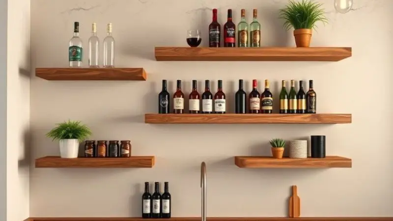 Modern Bar Shelf Ideas for Every Home – That Impress Guests