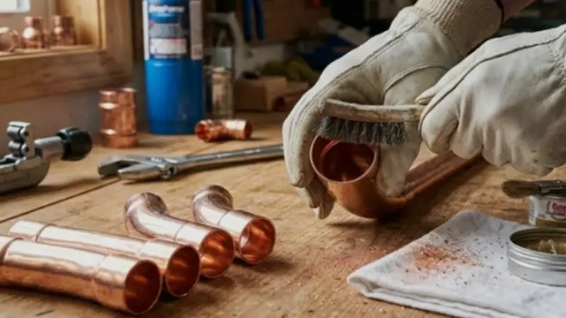Plumbing Copper Pipes Fittings Installation: A Guide