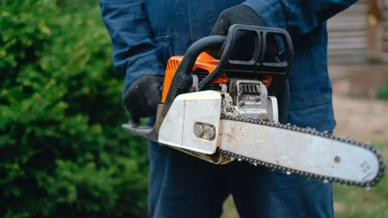 Chainsaw for Cutting Trees — with Powerful Gas Engine