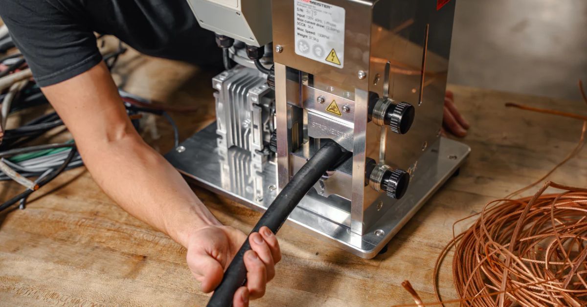 Portable Wire Stripping Machine — Easy Cable Stripping