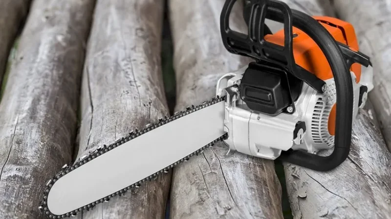 Chainsaw for Cutting Trees — with Powerful Gas Engine